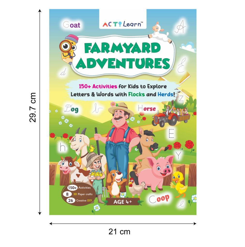 English Activity Book | Phonics & Farmyard Adventures 4+