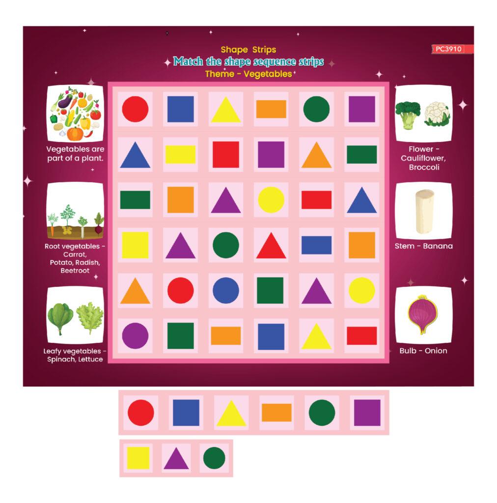 Match the shape sequence strips - ActiLearn