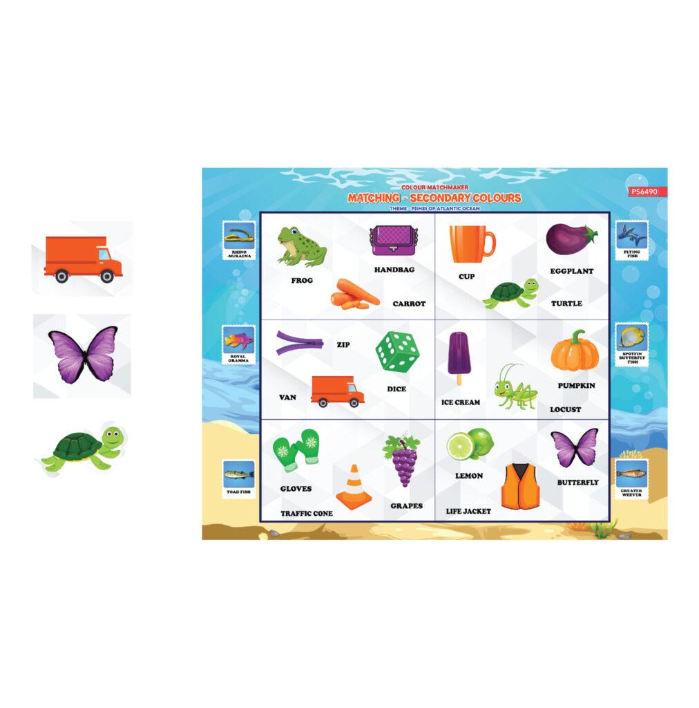 Secondary Colours Educational Activity Kit | Matching Objects | Shades ...