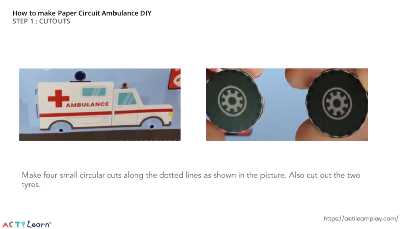 How to make Paper Circuit Ambulance DIY - ActiLearn