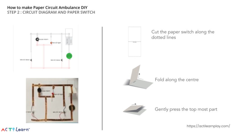 How to make Paper Circuit Ambulance DIY - ActiLearn