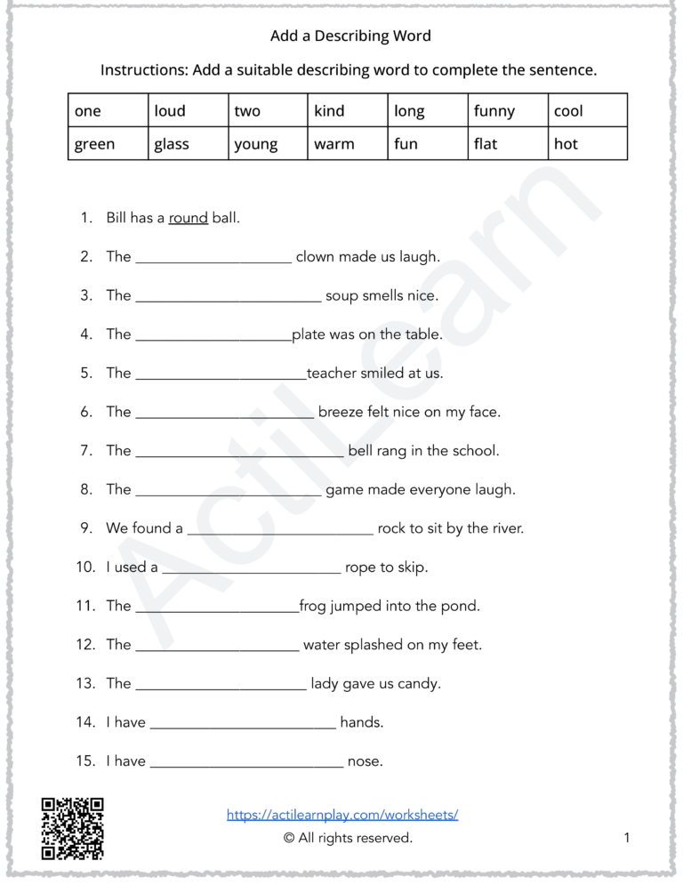 Worksheets - ActiLearn